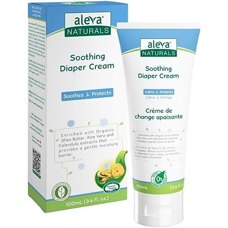 Amazon.com: Aleva Naturals Soothing Diaper Cream, 100ml 37937 White : Baby