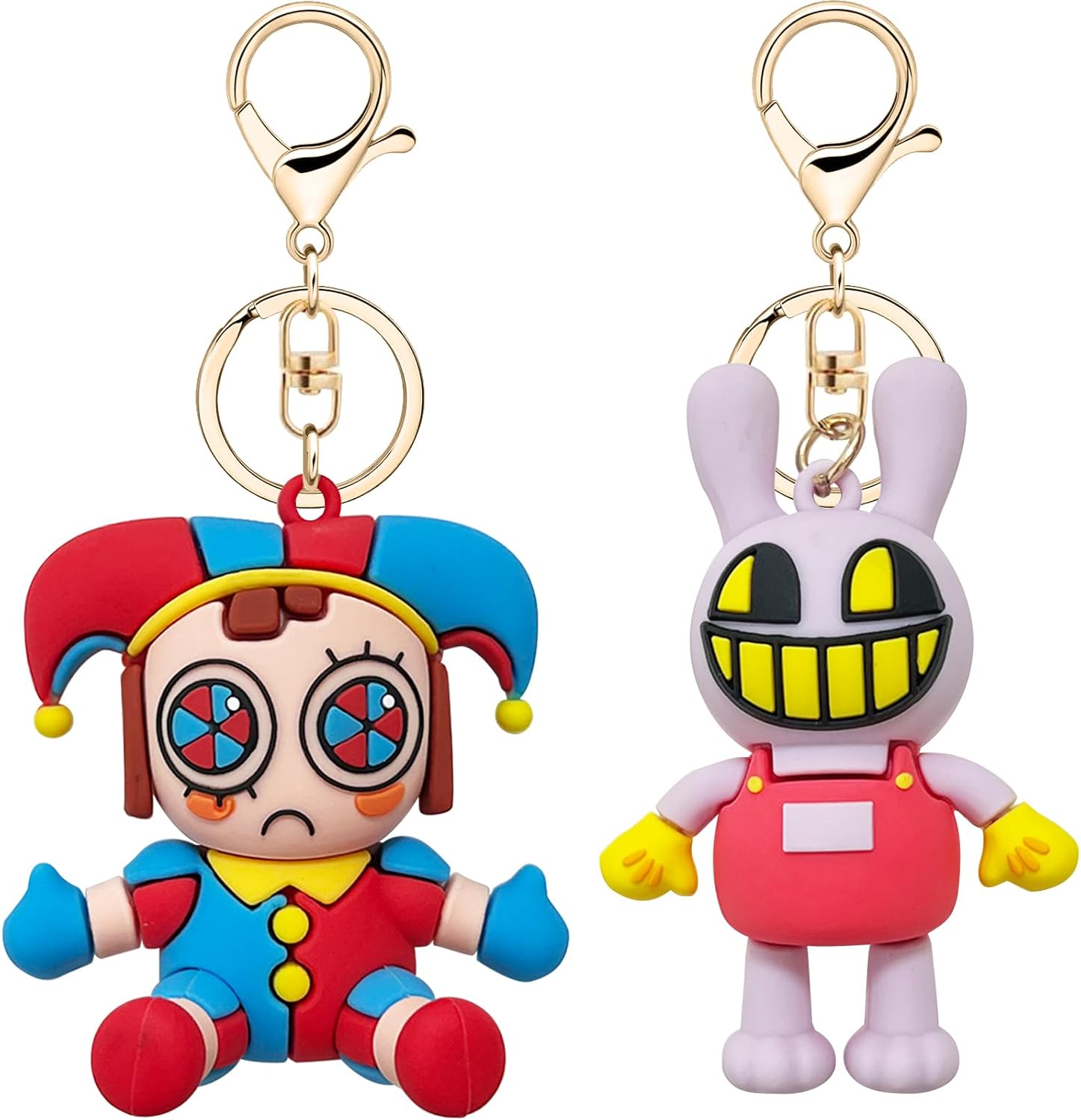 Amazon.com: Cirove 2PCS The Digital Circus Keychain for Kids, Amazing ...