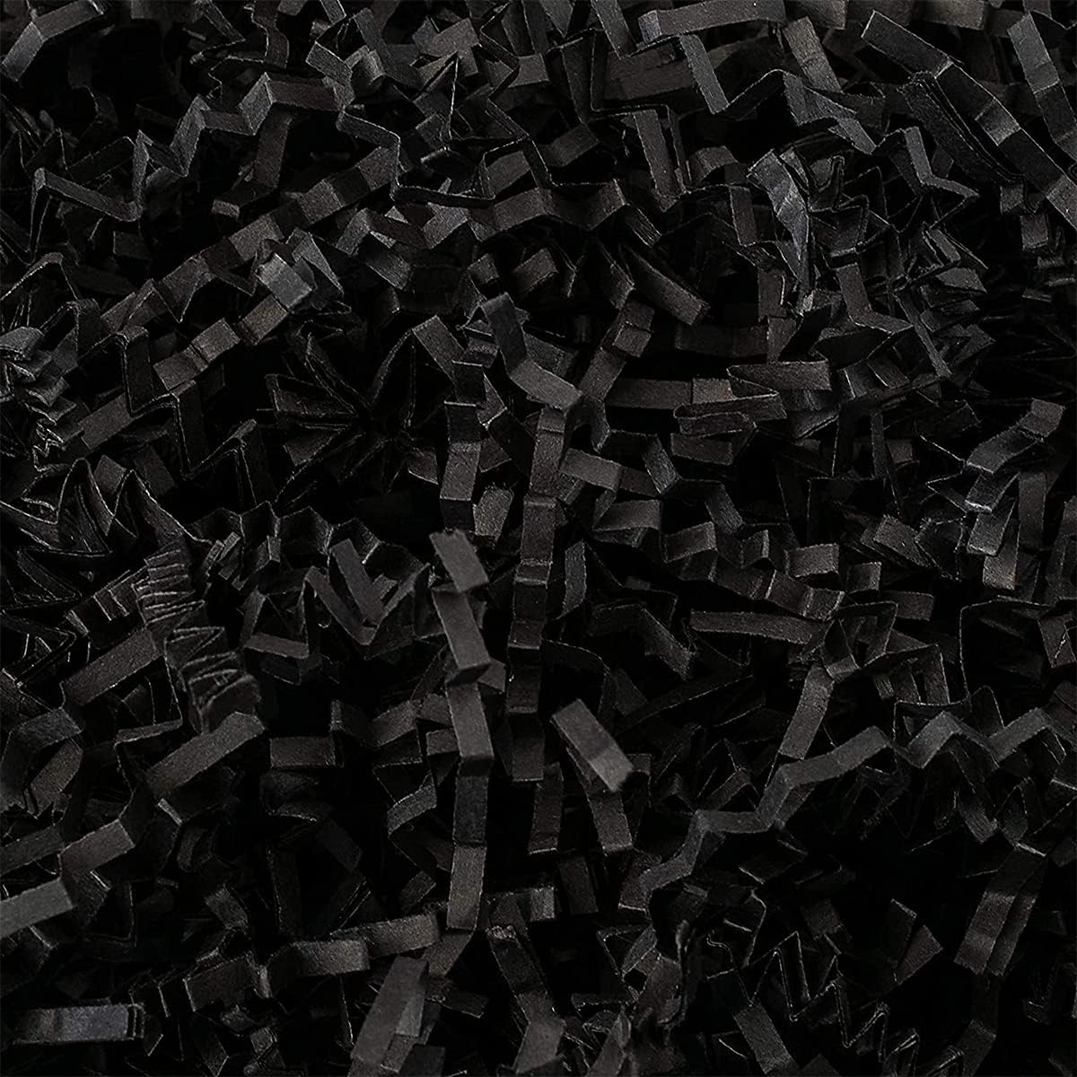 Crinkle Cut Paper, 50g Black Shred Filler for Gift Wrap and Basket ...
