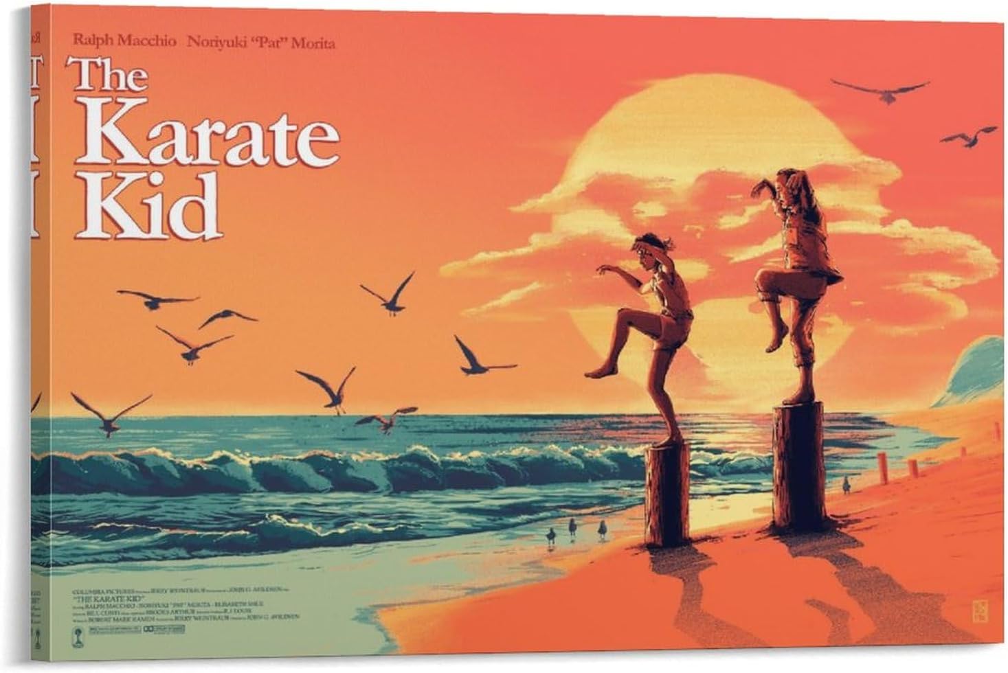 Amazon.com: The Karate Kid Movie Poster (13) Picture Print Canvas ...