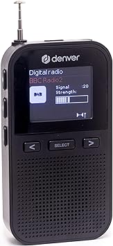 Denver Pocket DAB Radio Portable Radio- DAB Plus Digital Radios with ...