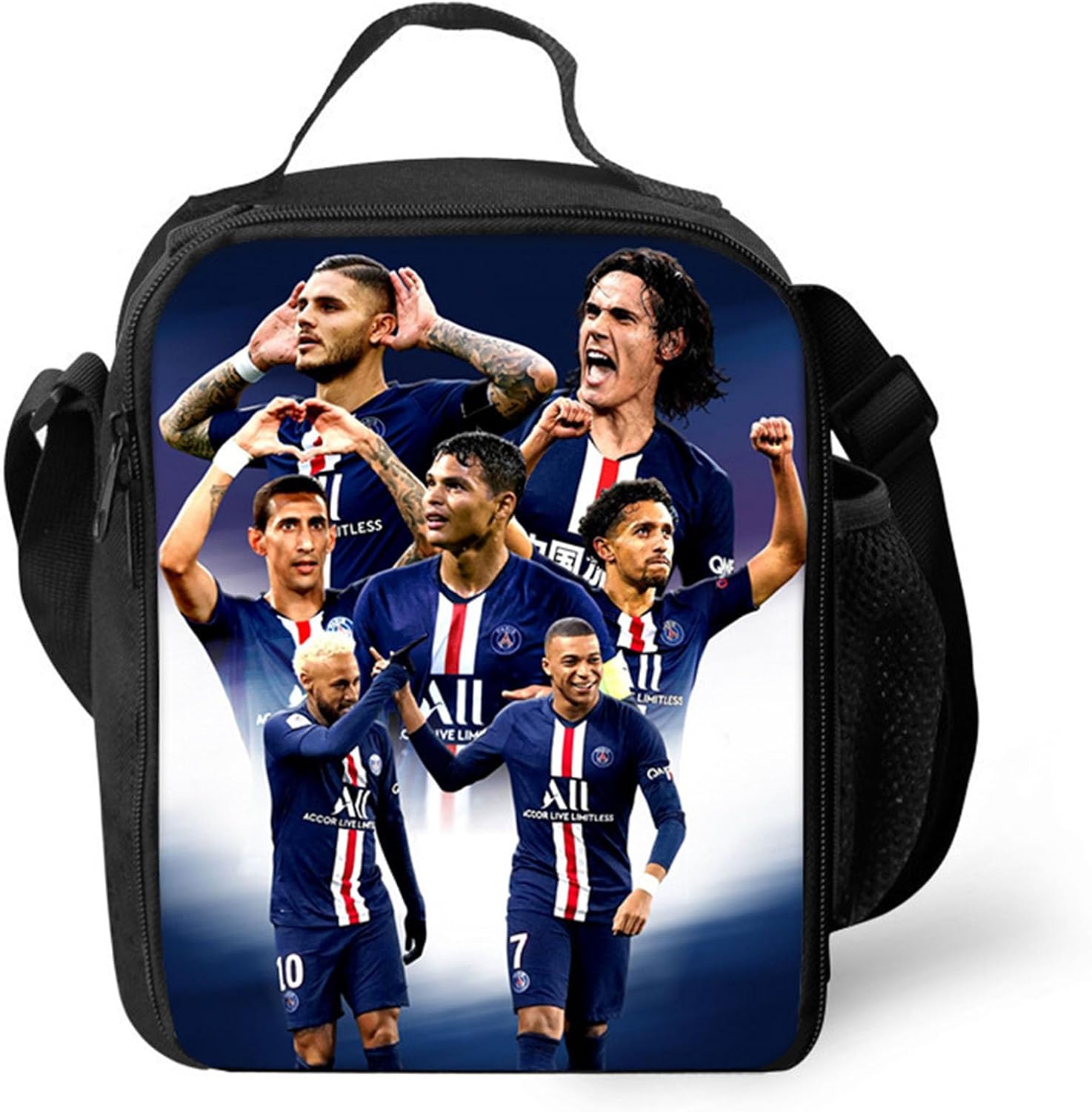 Amazon.com: Kylian Mbappe Insulated Lunch Box-Waterproof and Portable ...