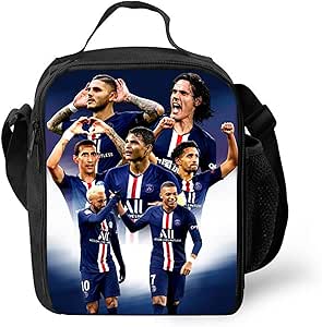 Amazon.com: Kylian Mbappe Insulated Lunch Box-Waterproof and Portable ...