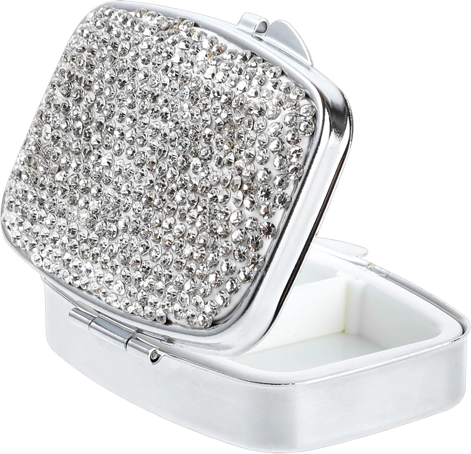 Amazon.com: COMNICO Pill Organizer 2 Compartment Cute Daily Medicine ...