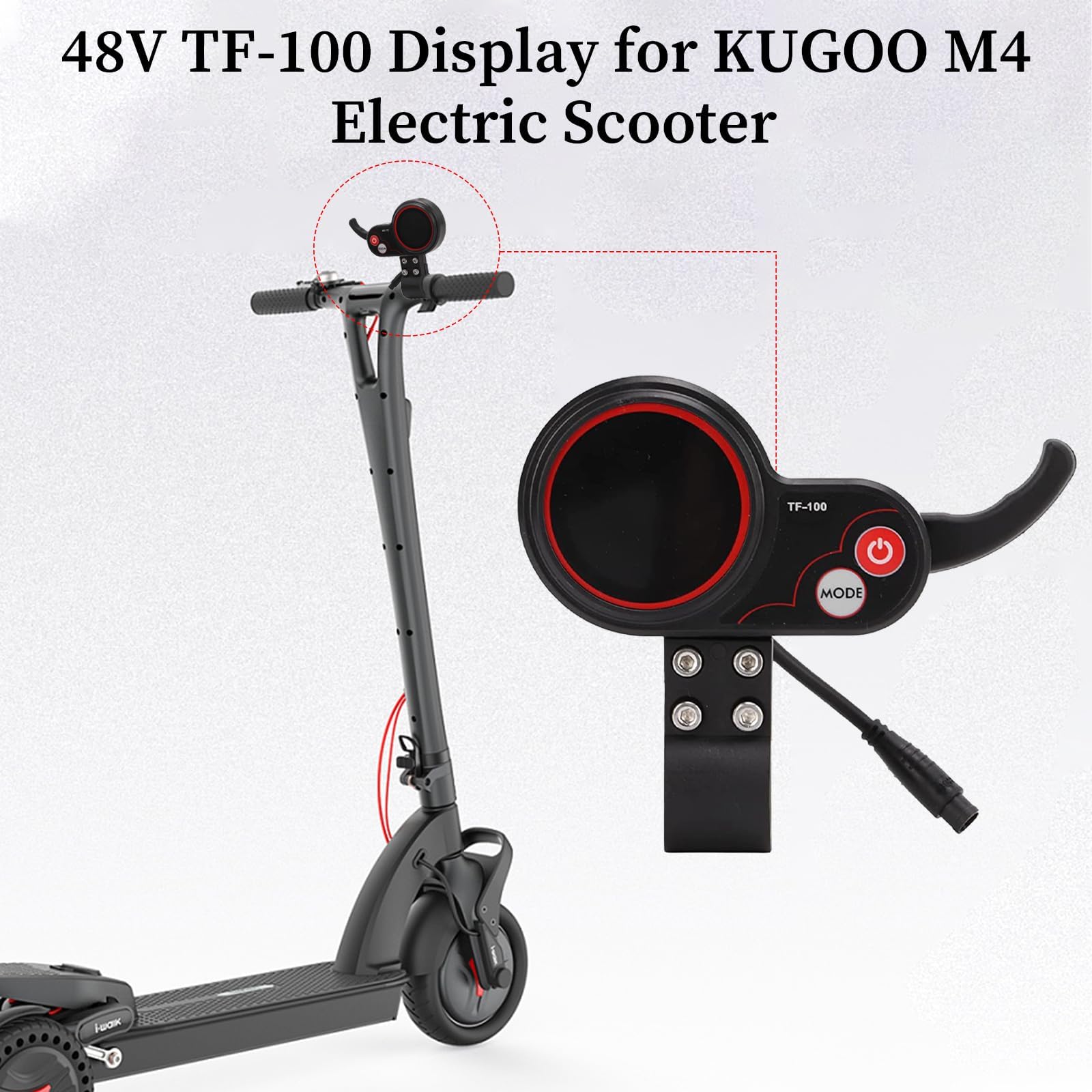 E Scooter For Adults Joyzan Electric Scooter Display Panel - Waterproof ...