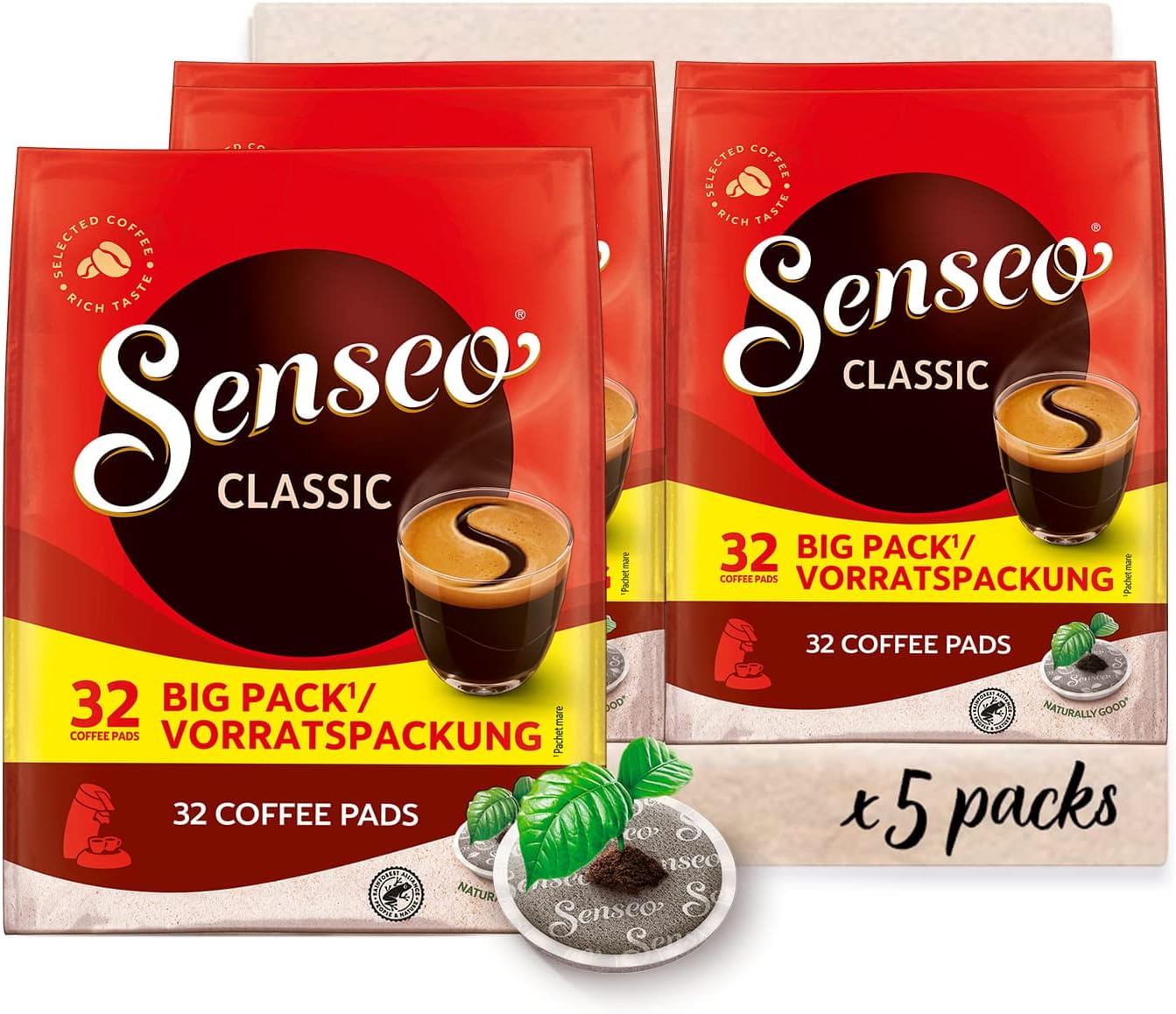 SENSEO Pads Decaf Senseopads 160 Getränke entkoffeiniert : Amazon.de ...