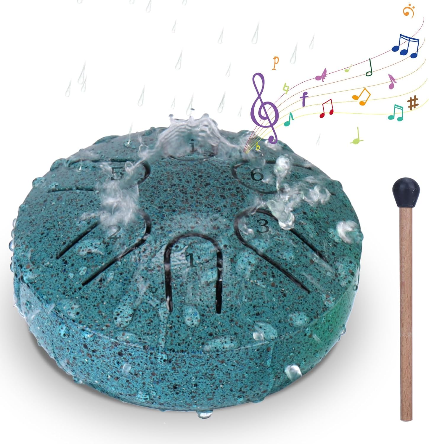 Amazon.com: BABORUI Rain Drum for Outside Garden - Upgraded Non ...