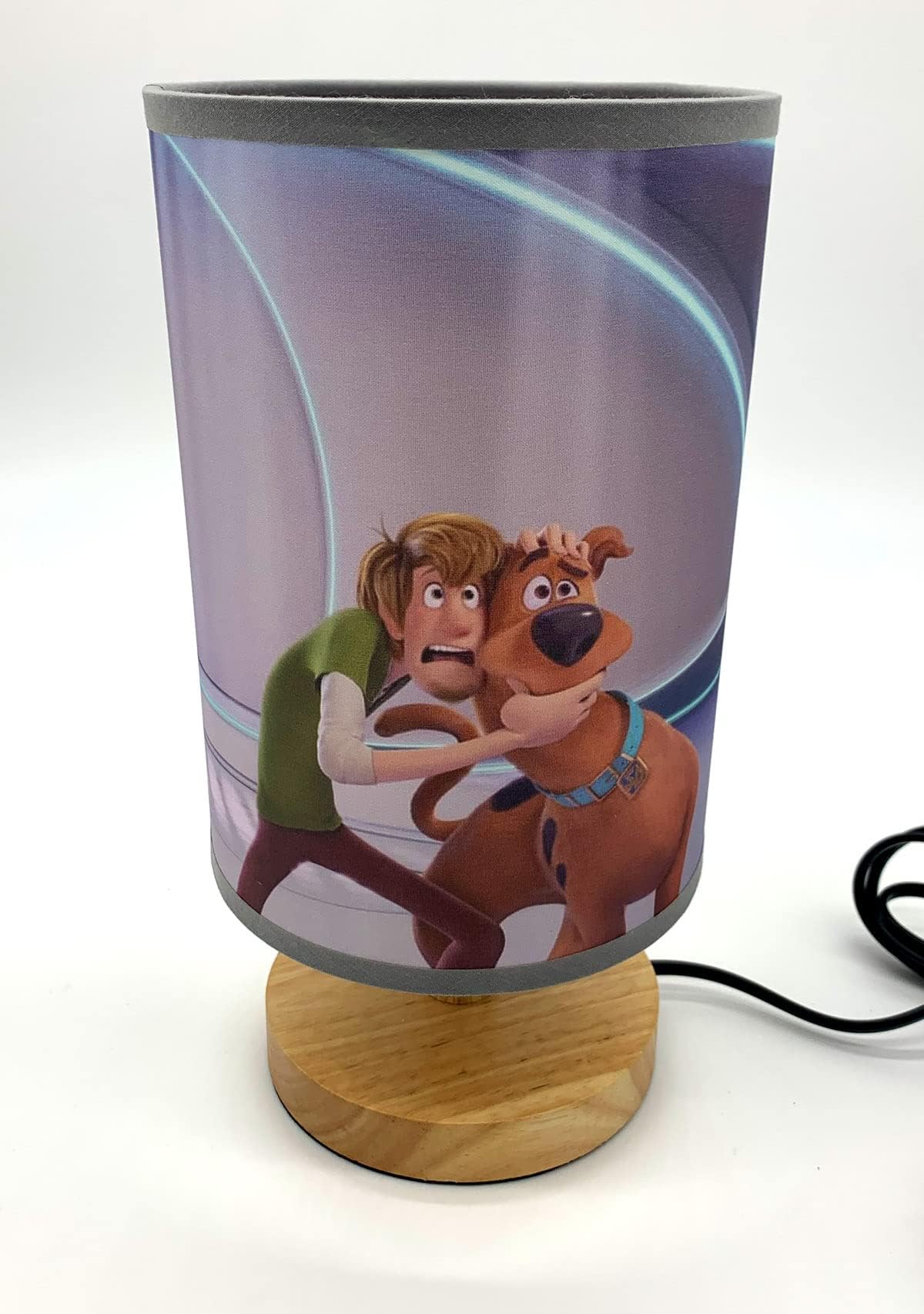Wood Base Scooby Scoob Table Lamp Bedside Night Light Room Decoration ...