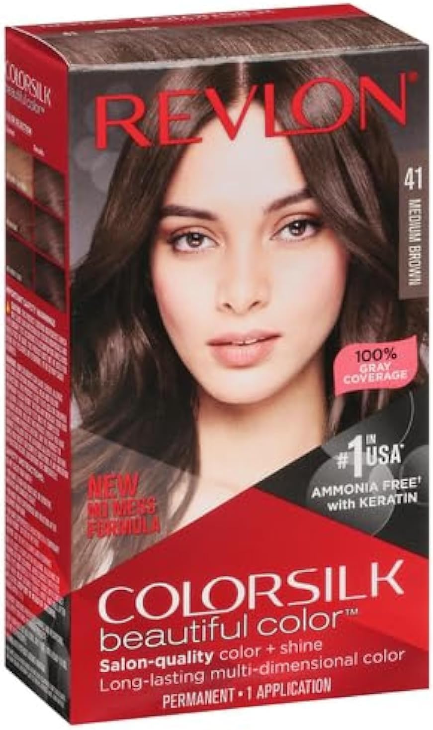 REVLON Colorsilk Colorazione Permanente Capelli Fai-da-te A Casa, Senza ...