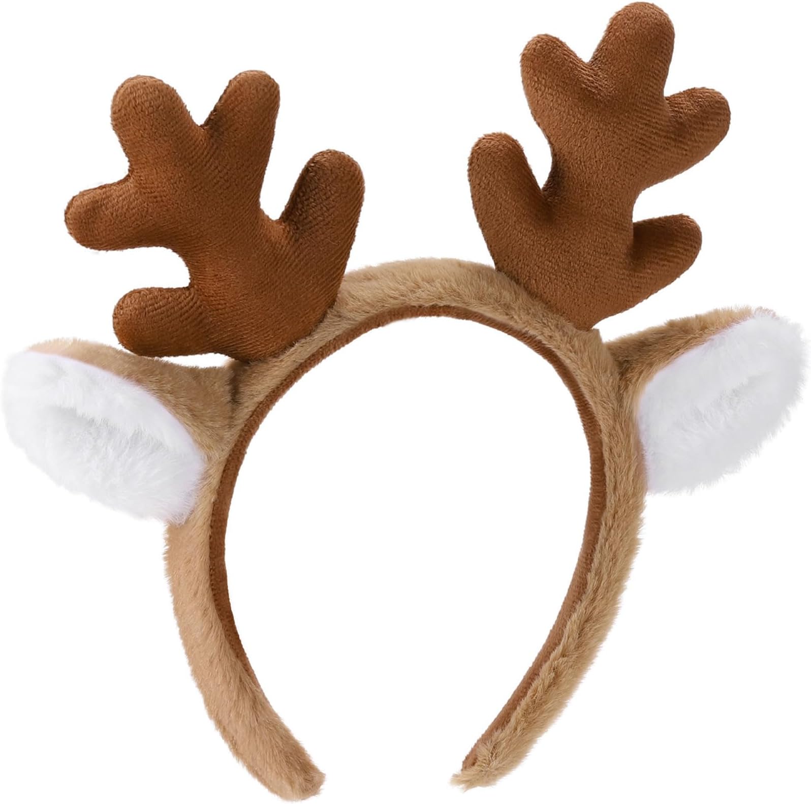 Amazon.com : SIOTMERA 4 Pack Reindeer Antlers Headband Fluffy Animal ...