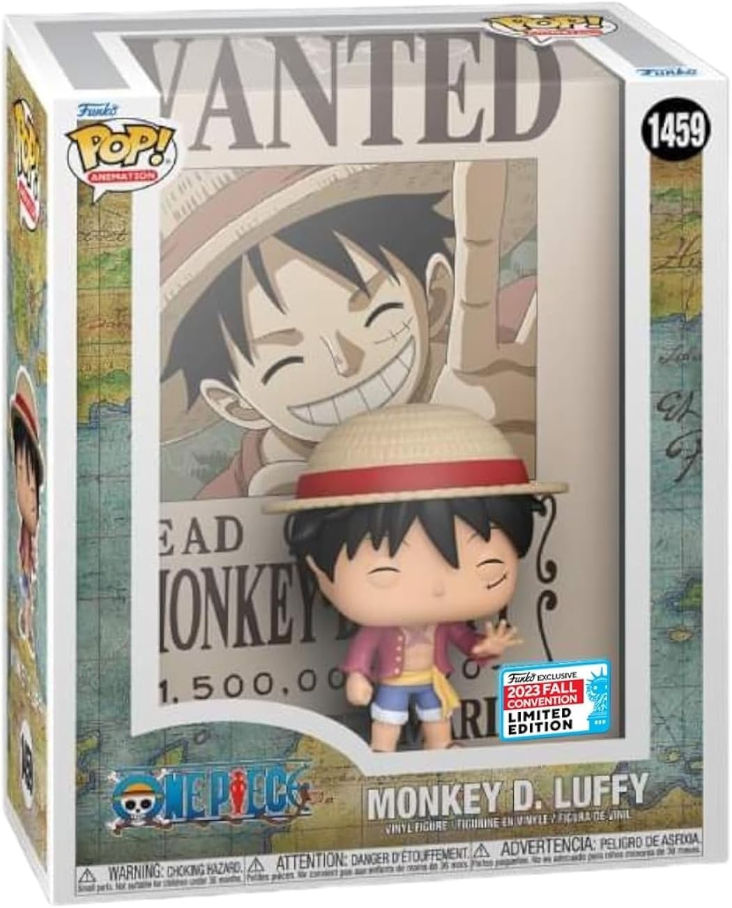 Amazon.com: Funko Pop! Poster: One Piece - Luffy (NYCC 2023 Shared ...