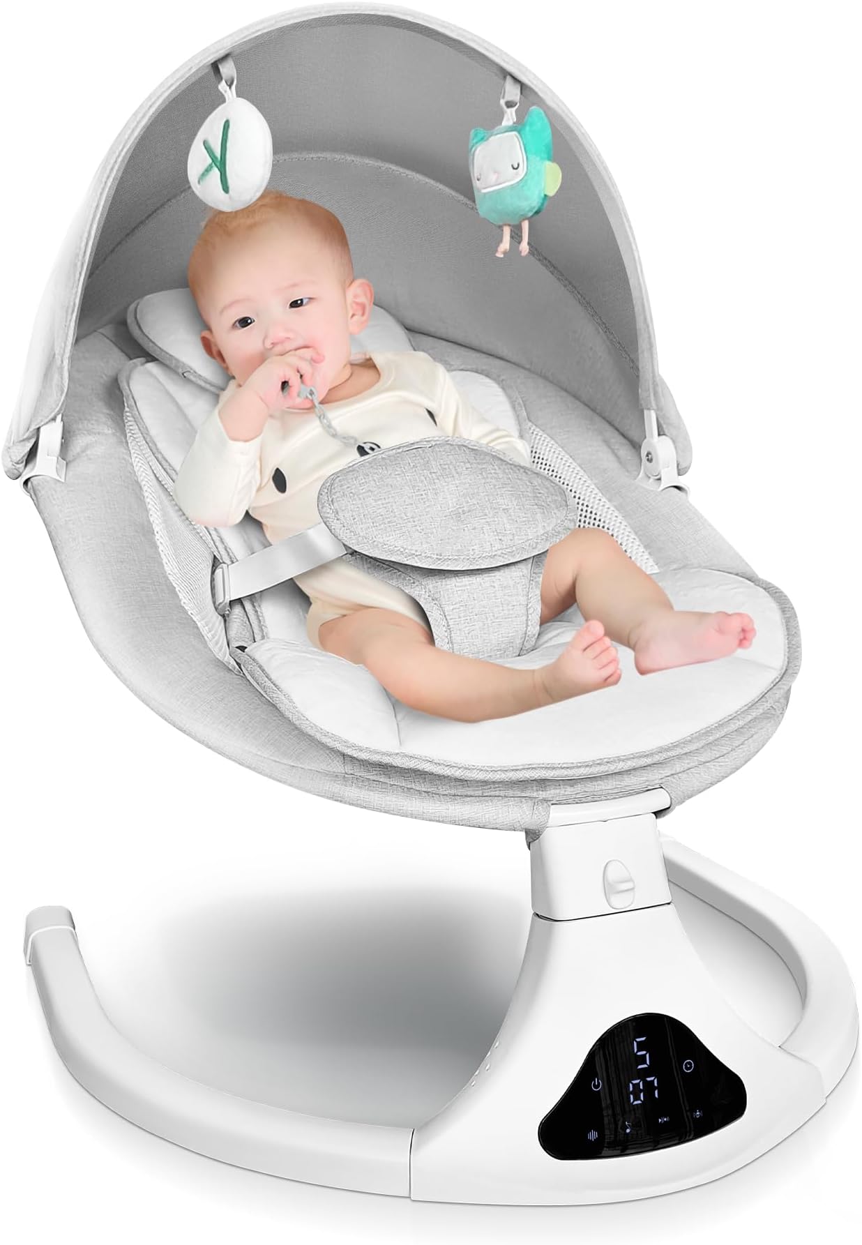 Amazon.com : Electric Baby Swing for Infants to Toddler| Portable ...
