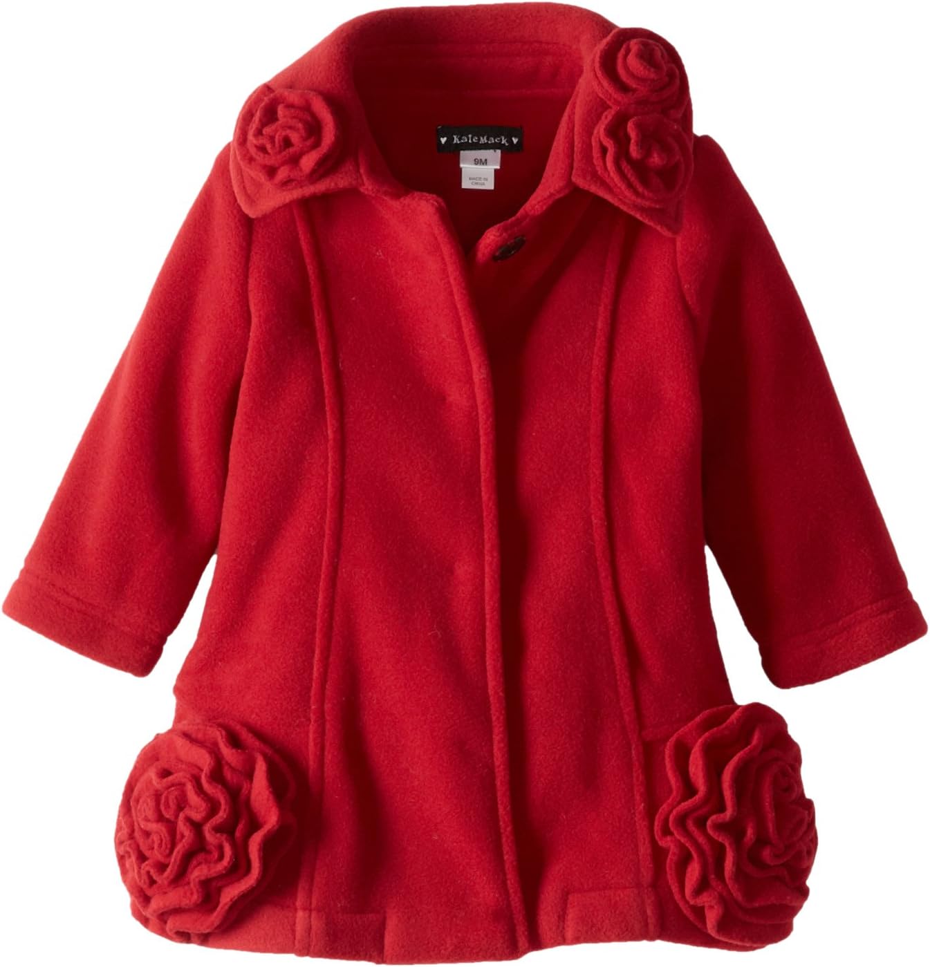 Amazon.com: Kate Mack Baby Girls' Essential Coats Polar Fleece Jacket ...