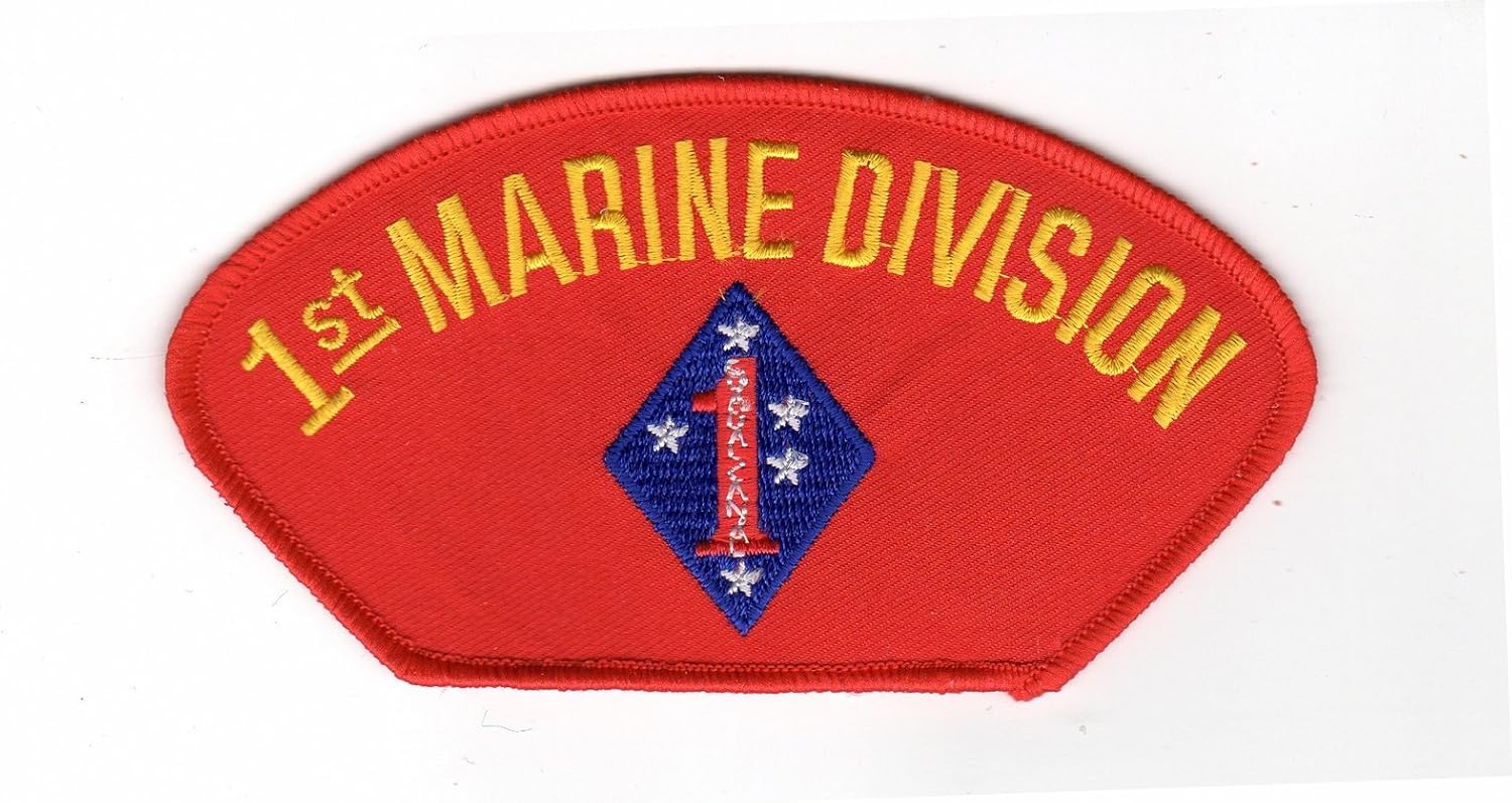 Amazon.com: 1st Marine Division Red Hat Patch : Arts, Crafts & Sewing