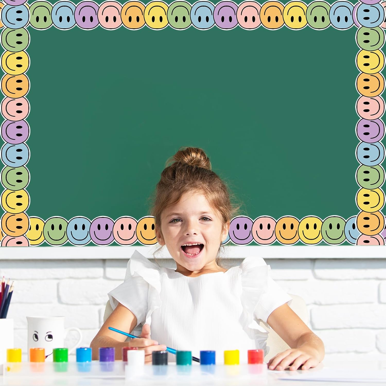 Whaline 32.8Ft Boho Happy Face Bulletin Board Border Australia | Ubuy