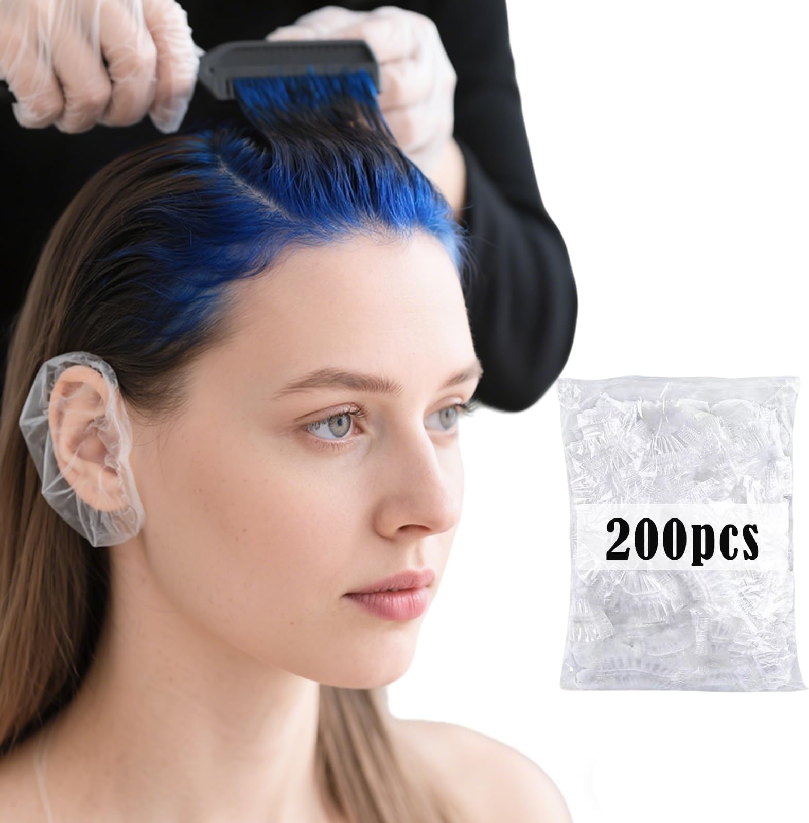 Amazon.com : 200 Pack More Economical Disposable Ear Covers for Shower ...