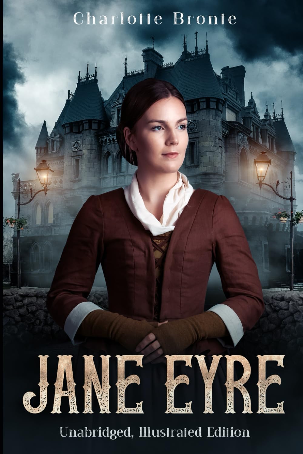 Amazon.com: Jane Eyre: The Unabridged Illustrated Edition with 35 ...