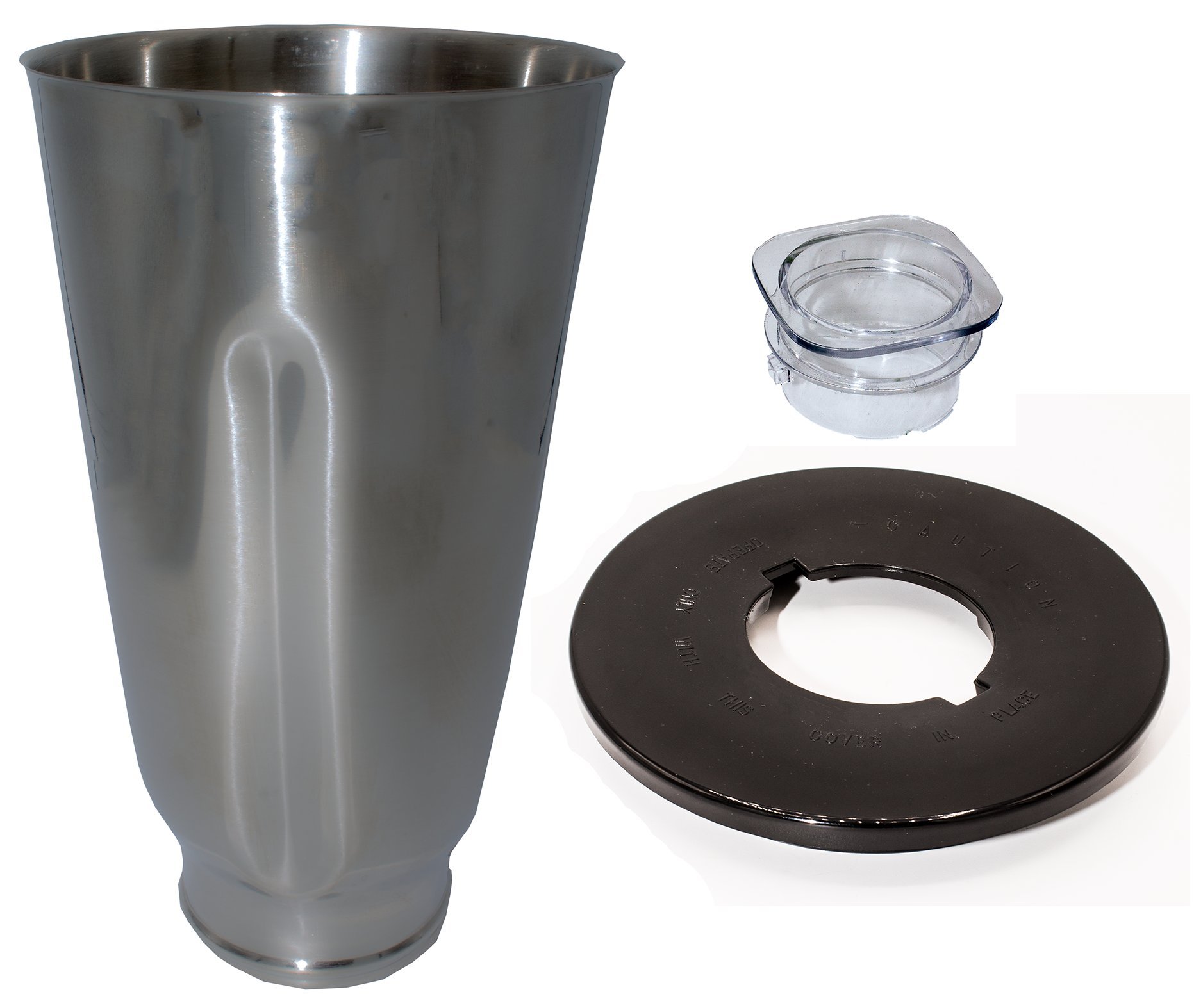 Snapklik.com : Blendin Stainless Steel Blender Jar And Lid, Compatible