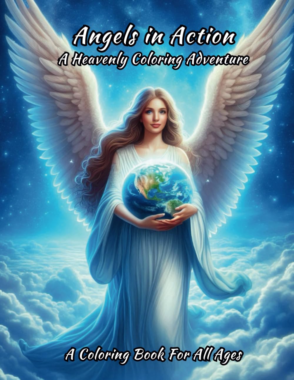 Amazon.com: Angels in Action: A Heavenly Coloring Adventure ...