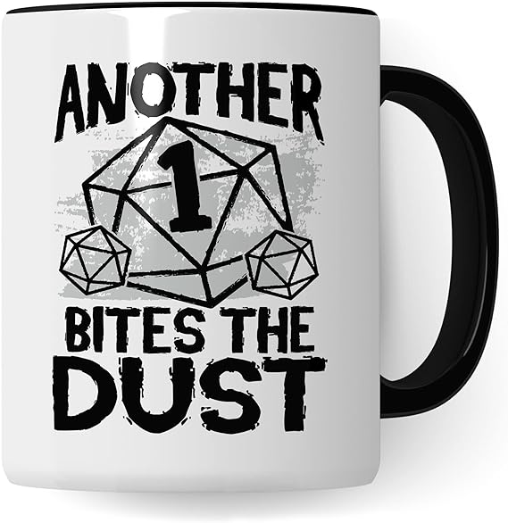 DnD Roleplay Tasse, Another 1 bites the Dust Spruch, DnD Roleplay ...
