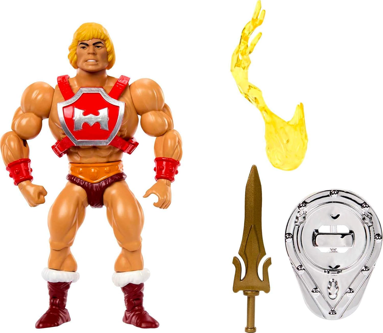 Amazon.com: Masters of the Universe Origins Toy, He-Man Deluxe Thunder ...
