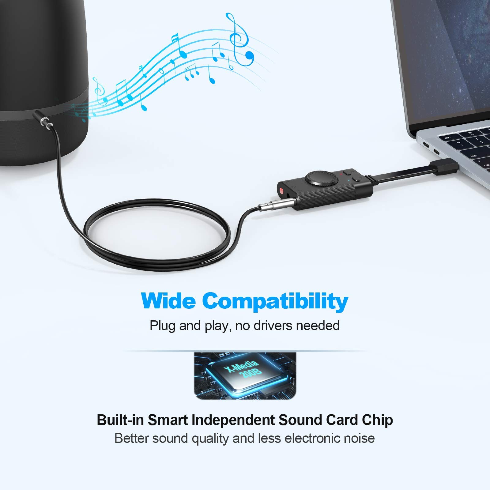 USB Sound Card, TechRise USB...B01J7P0OGI | Encarguelo.com