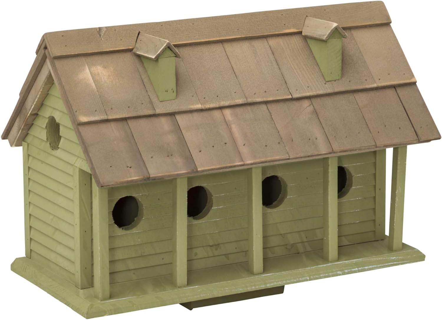 Amazon.com: Mansion Birdhouse, Large Wood House for Garden Hand Painted ...