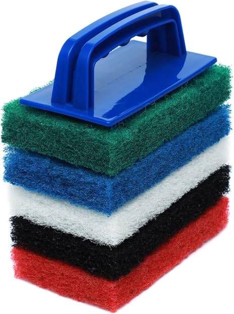 Amazon.com: Pro-Graad 6pcs Scrubbing Pad Kit Interchangeable Reusable ...