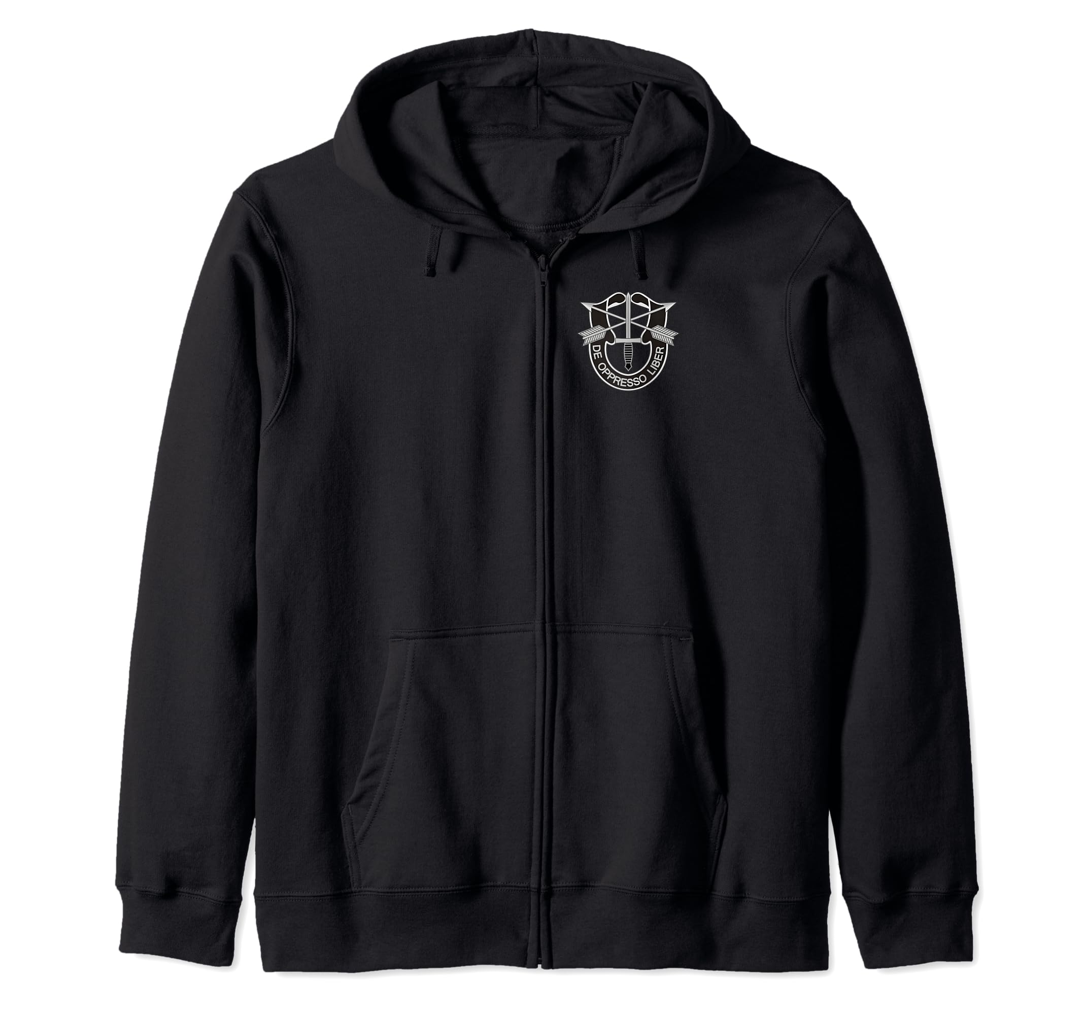 Amazon.com: US Special Forces Shirt - De Oppresso Liber Zip Hoodie ...