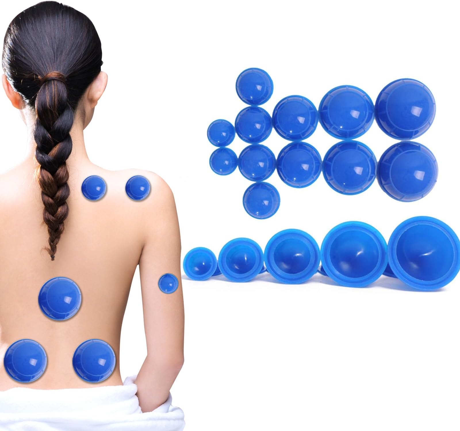 Amazon.com: YESIMET Silicone Vacuum Cupping Therapy Set,w/12 Different ...