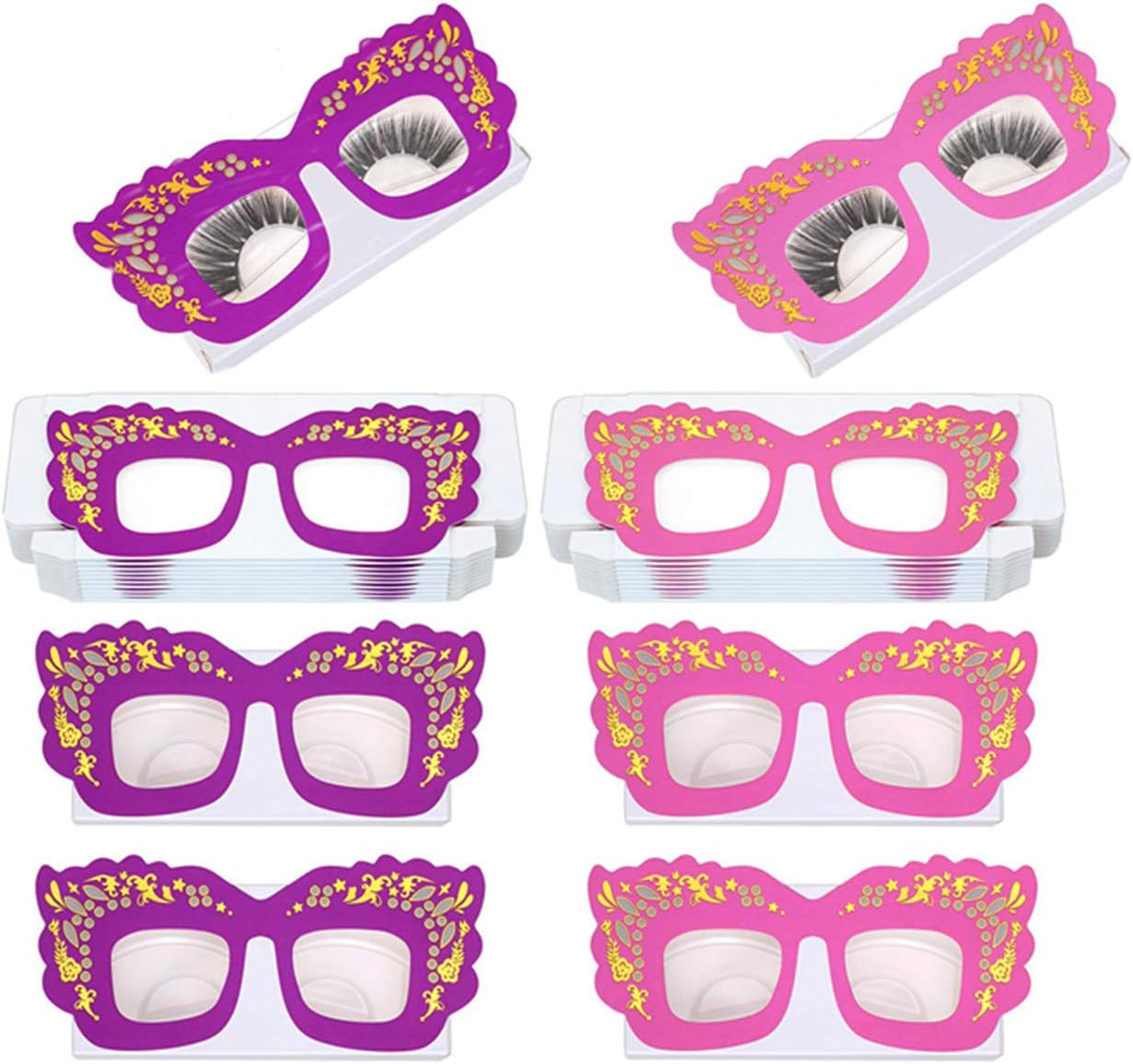 Amazon.com: JAPCHET 40 Pack 4.3 × 2 InchesTransparent Empty Eyelash ...