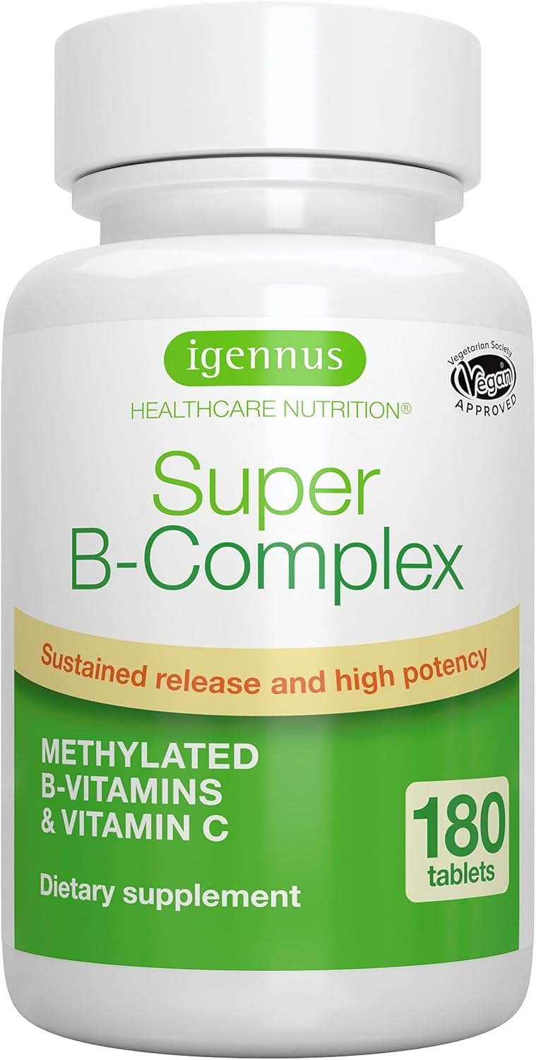 Amazon.com: Super B-Complex – Methylated Sustained Release Clean Label ...