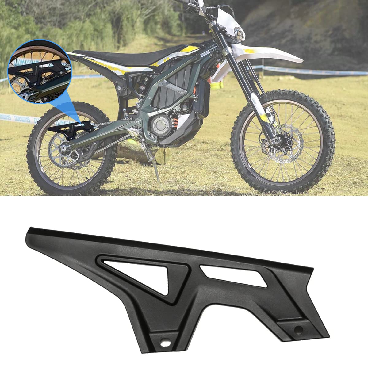 Sur-Ron Chain Guard Aluminum Chain Guard For Surron Light Bee / Ultra ...
