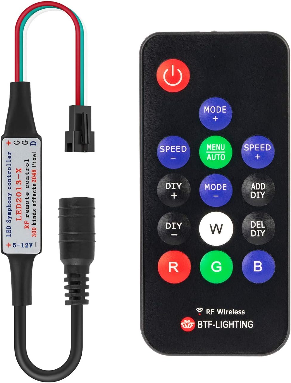 Amazon.com: DC 5V-24V Mini Bluetooth RGB Controller 6A for 3528 5050 ...