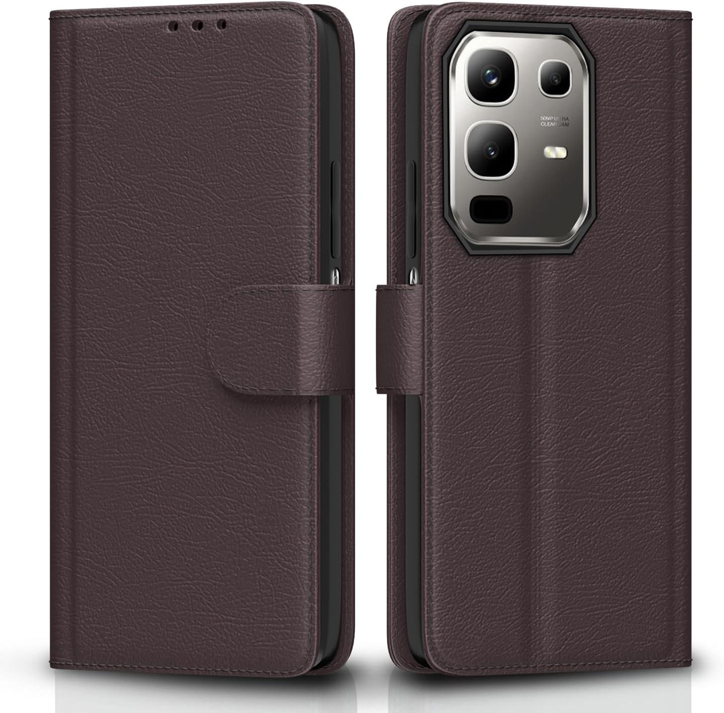 Pikkme Flip Cover for Infinix Note 50x 5G Leather Finish | Inside TPU ...