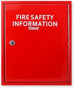 Vigil Fire Document Cabinet - Fire Documents Storage Box with Lock ...