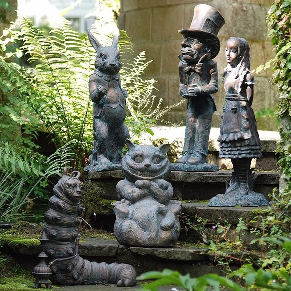 Alice In Wonderland Garden Statues