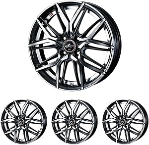 Amazon.co.jp: Weds LEONIS LM 17インチ 5H PCD100 6.5J +42 PBMC 【0041101】 (× 4) : 車＆バイク