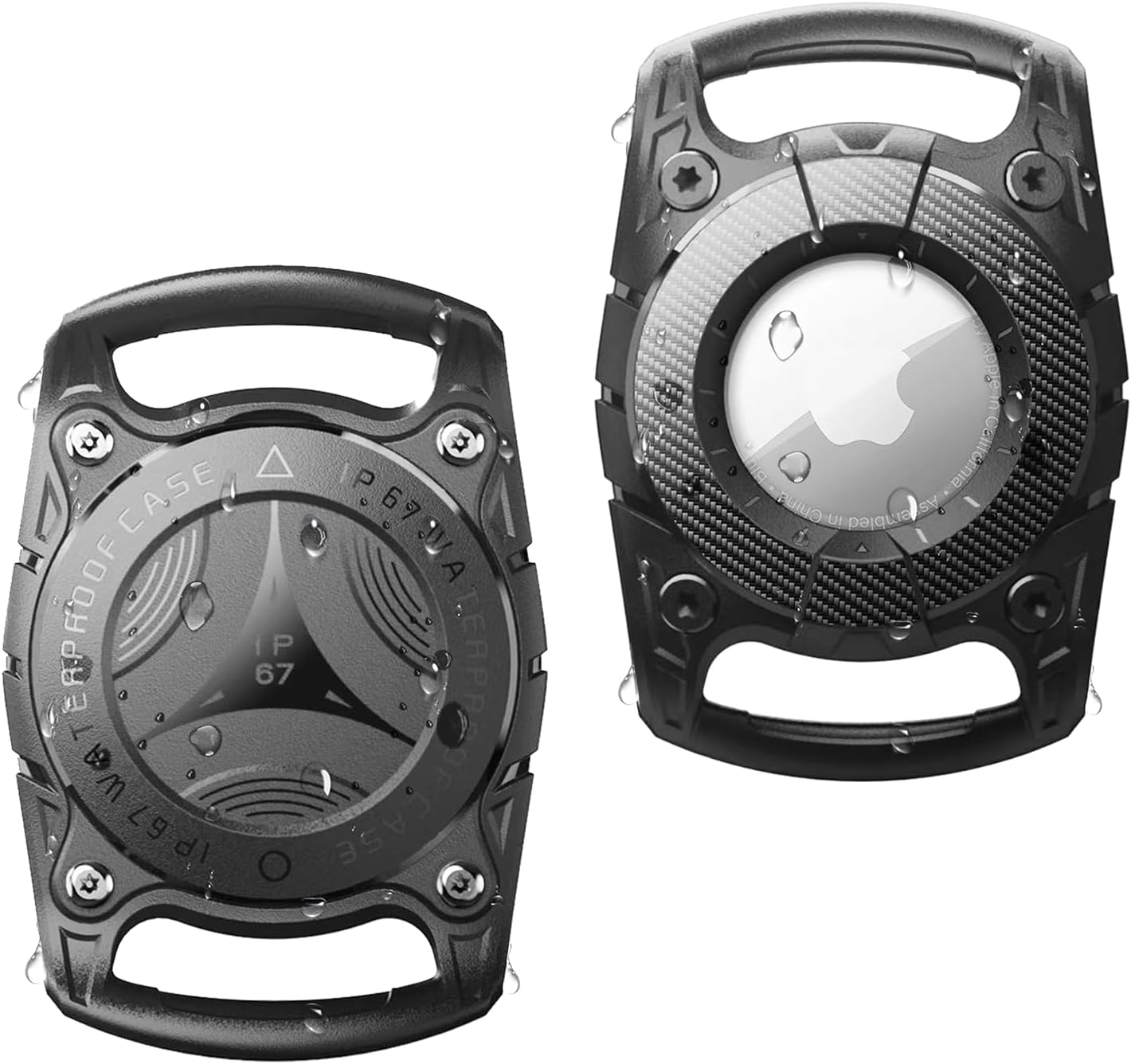 Amazon.com: [2 Pack] Air Tag Dog Collar Holder,IP68 Waterproof Air Tag ...