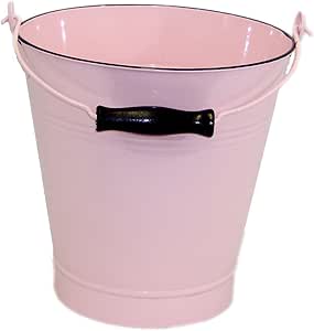 Amazon.com: Medium Pink Enamel Pail - Set Of 2 : Home & Kitchen