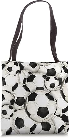 Amazon.com: Soccer footballs Tote Bag : Clothing, Shoes & Jewelry