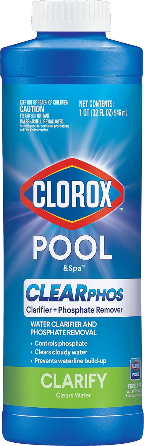 Amazon.com : Clorox® Pool&Spa™ Swimming Pool ClearPHOS Water Clarifier ...