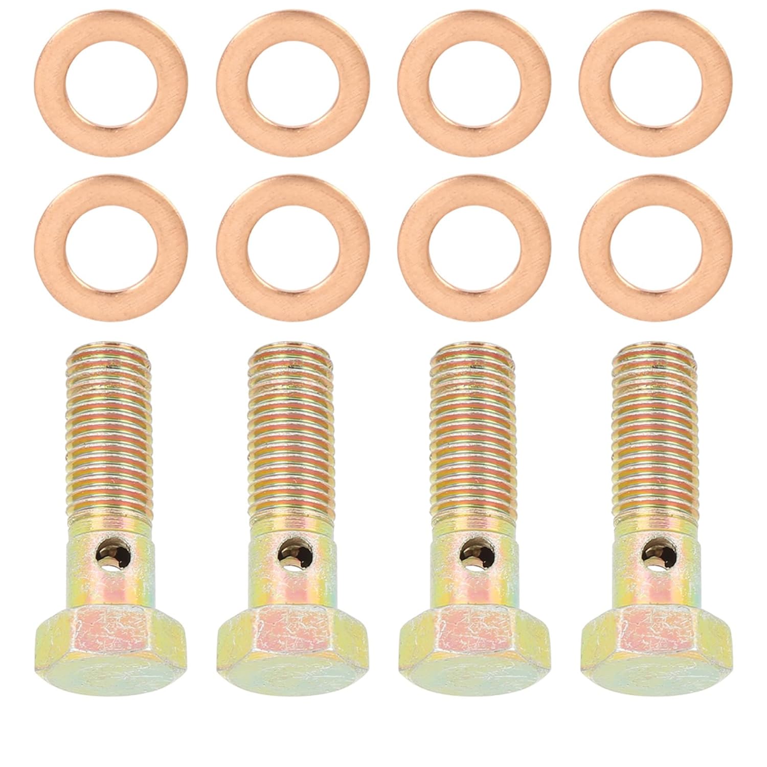 Amazon.com: Unifizz Car 4 Sets 30mm M8x1.0mm Metric Thread Banjo Bolts ...