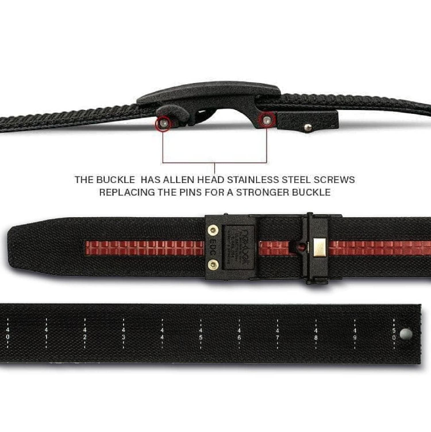 Snapklik.com : Nexbelt Tactical Ratchet EDC Titan Gun Belt - Cut To Fit ...