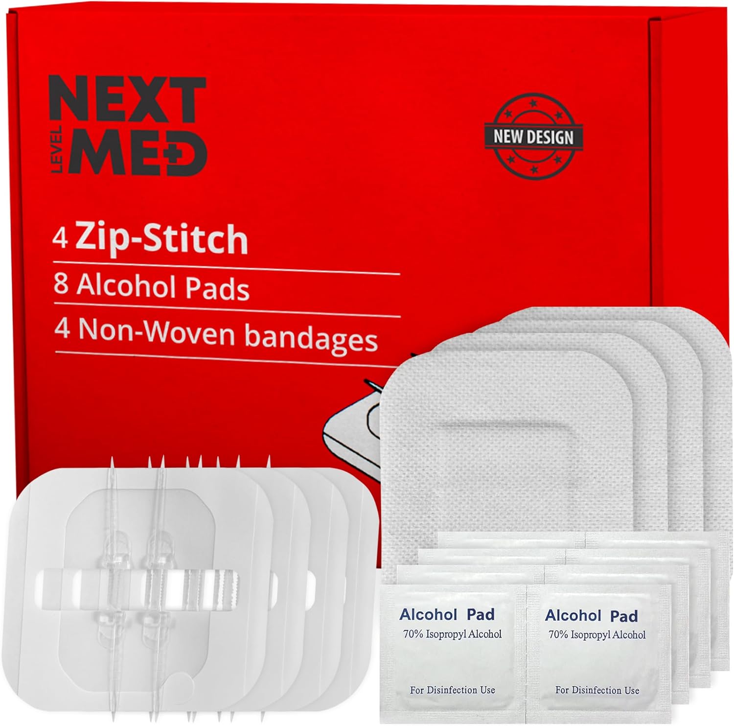 Amazon.com: NEXT LEVEL MED Zip-Stitch Wounds & Cuts Closure Kit ...