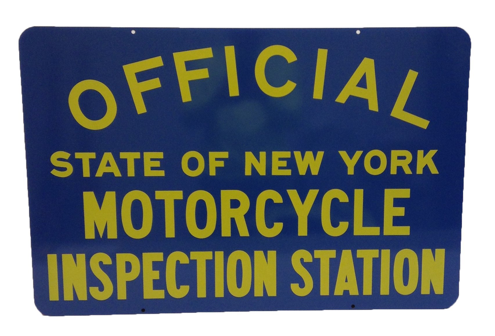 Amazon.com: Official State of New York Motorcycle Inspection Station ...