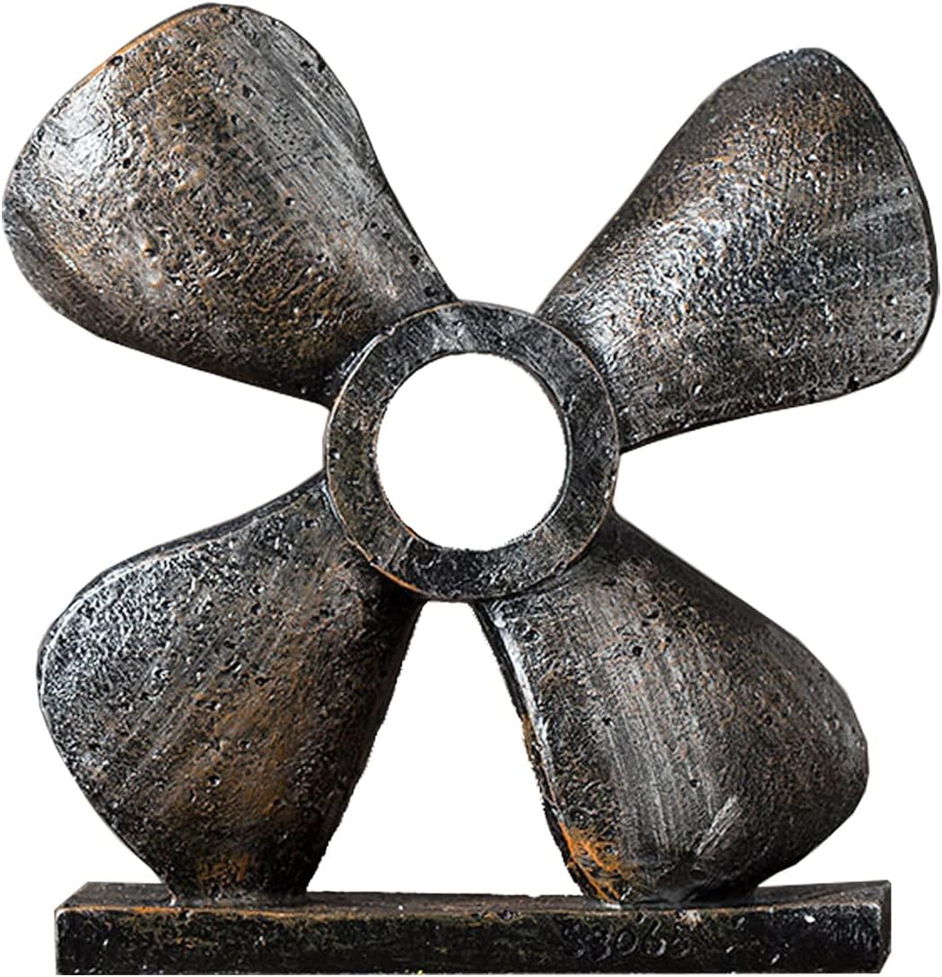 JTSTAN Ship Propeller Nautical Decor Sculpture - Maritime Theme Boat ...