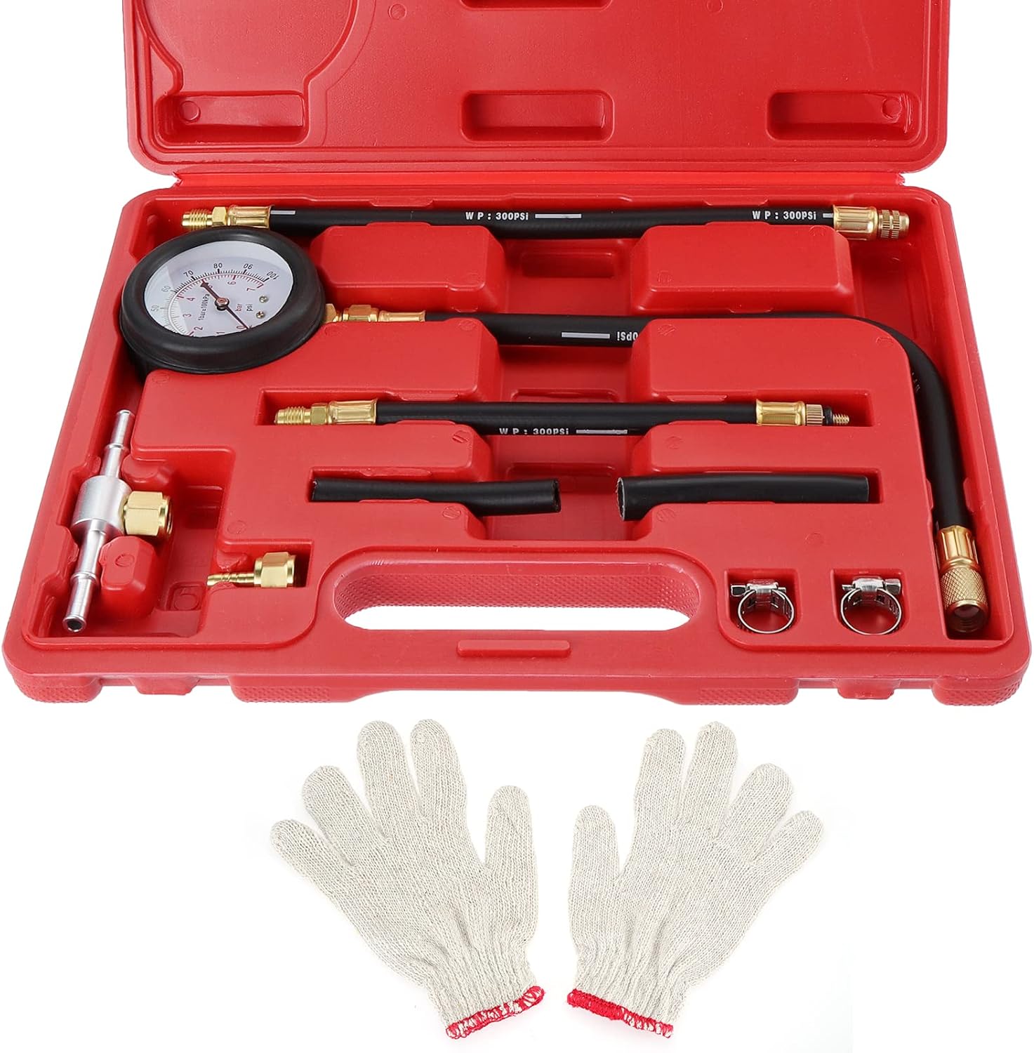Amazon.fr : HSEAMALL Kit de jauge de testeur de Pression de Pompe d ...
