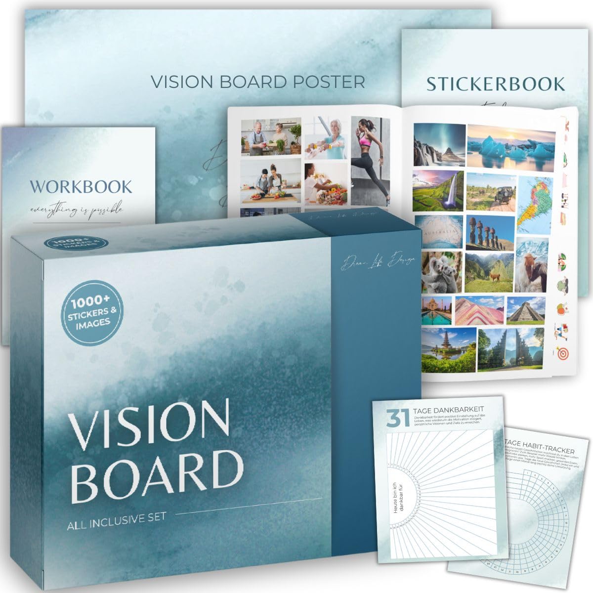 Vision Board Set : Amazon.co.uk: Stationery & Office Supplies