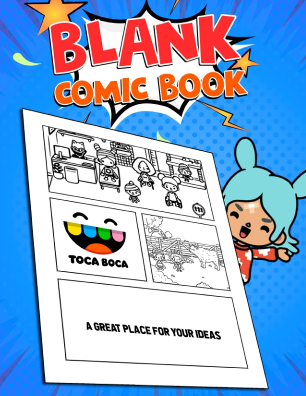 Toca Boca Blank Comic Book An Awesome Book For Kids | Desertcart INDIA